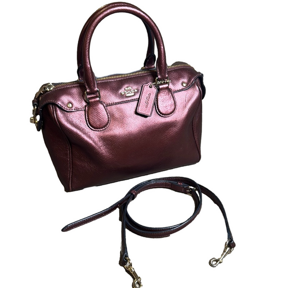 Coach | Bags | Coach Satchel Leather Handbag | Poshmark